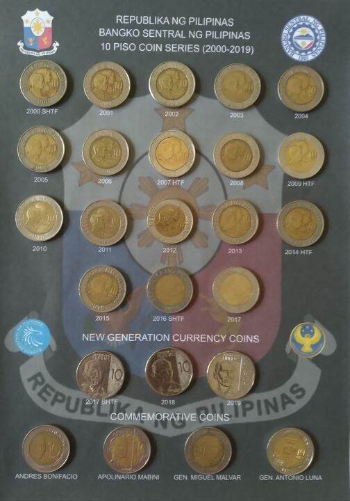 10 Peso Complete Set for Display | Lazada PH