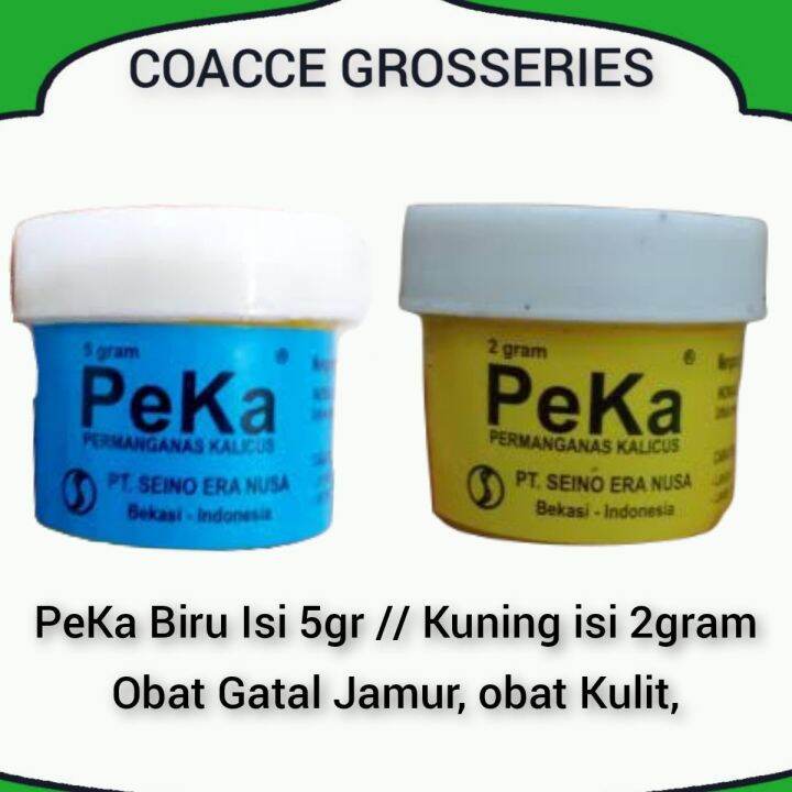 PK PEKA PERMANGANAS KALIKUS OBAT KULIT JAMUR GATAL BIRU ISI 5GR KUNING ...