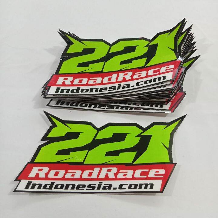 STIKER 221 ROADRACE INDONESIA STICKER 221 | Lazada Indonesia
