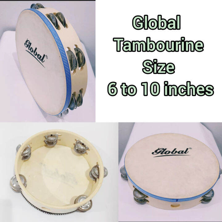 Global Tambourine 6 to 9 Inches Sizes | Lazada PH