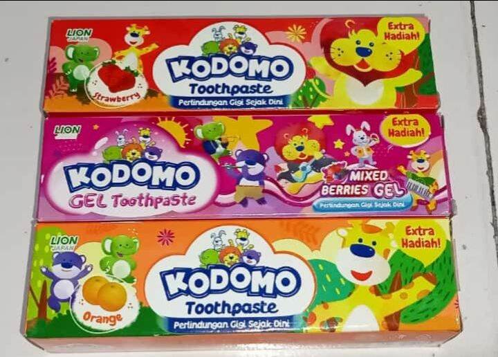 PASTAGIGI KODOMO 45GR/KODOMO/PASTAGIGI ANAK/KODOMO STRAWBERRY/Pastagigi kodomo anak/KODOMO ...