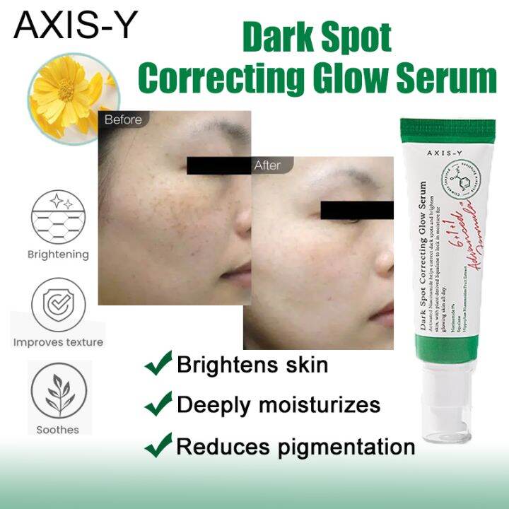 Axis-Y Dark Spot Correcting Glow Niacinamide Serum Lightens Sun Spots ...