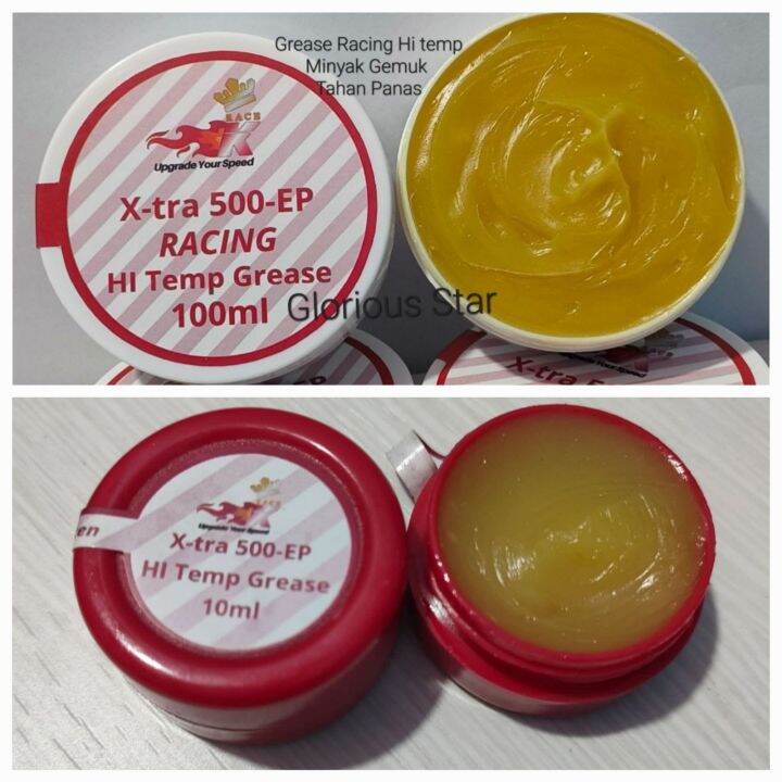 Grease Minyak Gemuk Racing Tahan Panas Stemped Pelumas Bearing Cvt 10ml ...