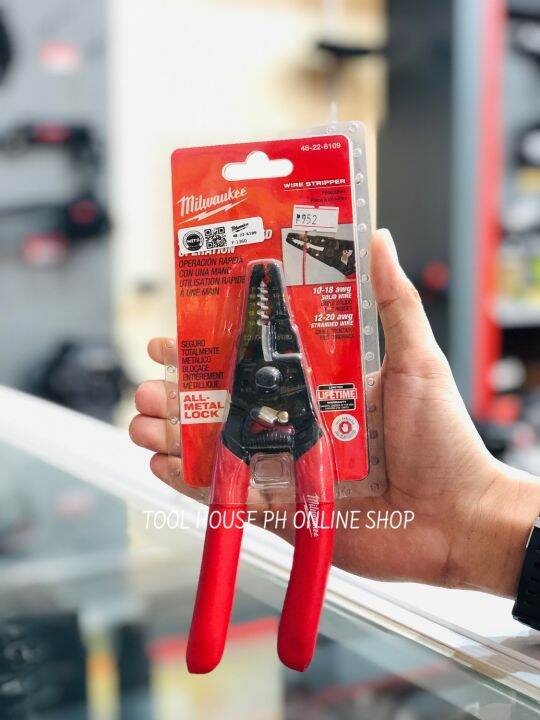 Milwaukee Fast One Handed Operation Wire Stripper | Lazada PH
