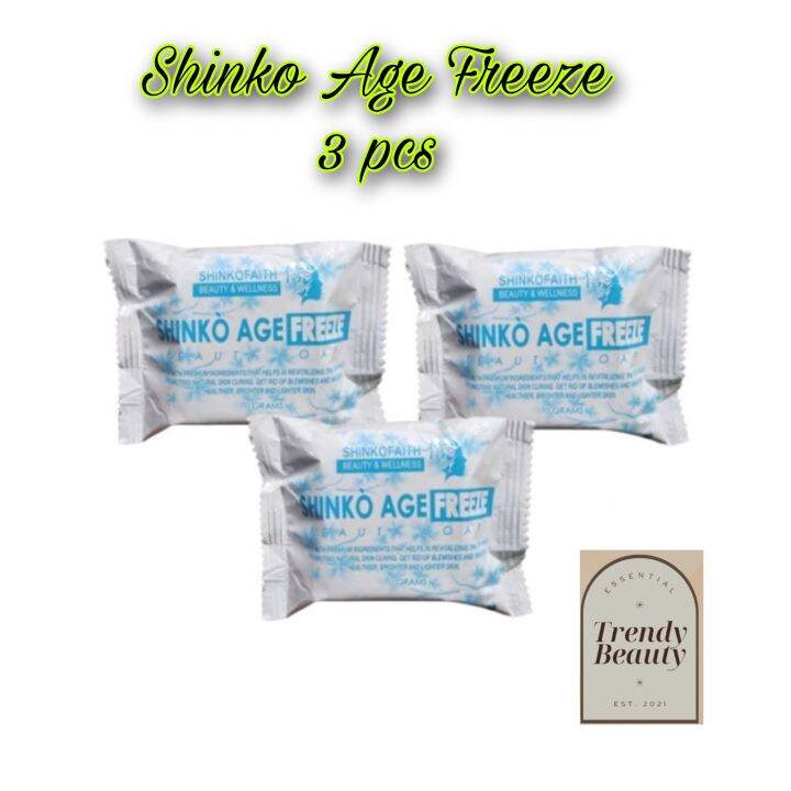Shinko Age Freeze Soap 3 pcs | Lazada PH