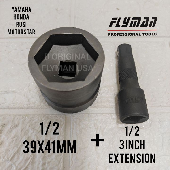 39X41 SOCKET + 3 INCH EXTENSION 1/2 FLYMAN BRAND | Lazada PH