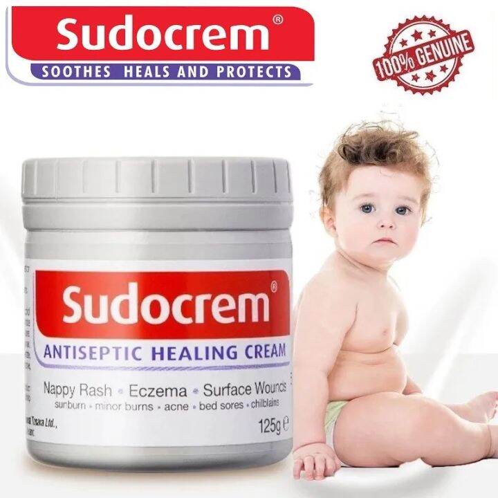 Sudocrem Sudocream (125g) Baby Nappy Rash Cream Antiseptic Healing ...