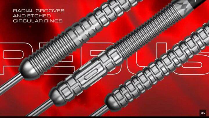 MISSION STEEL TIP DART - 24G M4 REBUS REAR RING GRIP 90% Tungsten Steel ...