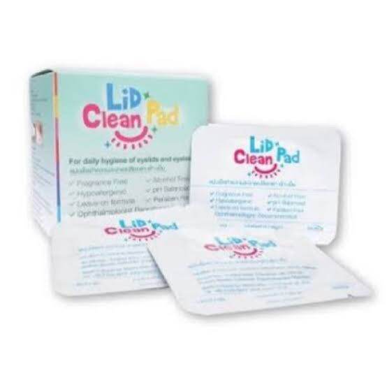 LiD Clean Pad ลิด คลีน แพด แผ่นทำความสะอาดเปลือกตา expire 08/2023 ...