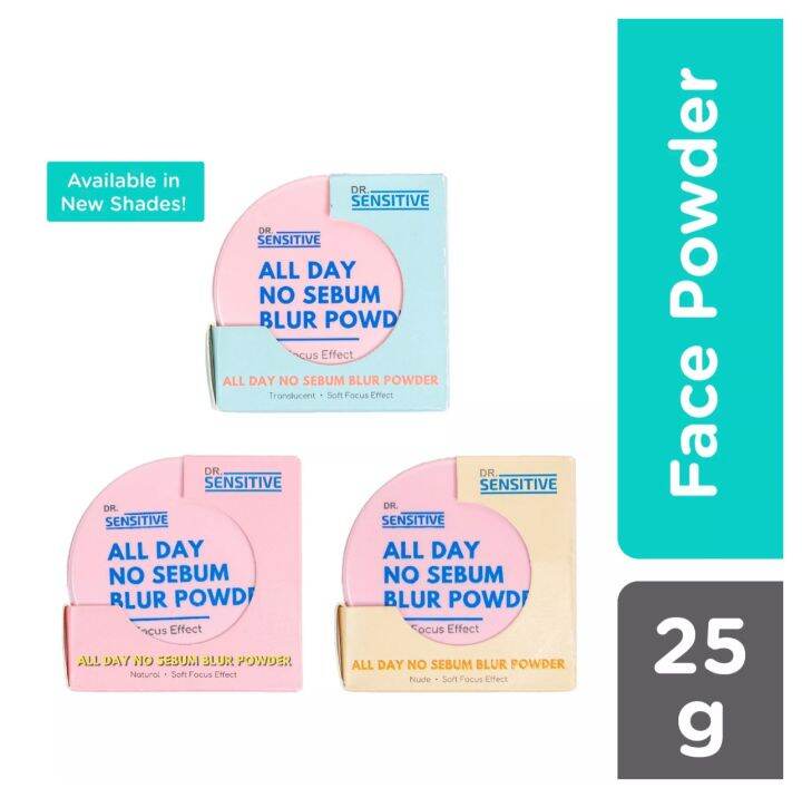 Dr. Sensitive All Day No Sebum Blur Powder | Lazada PH