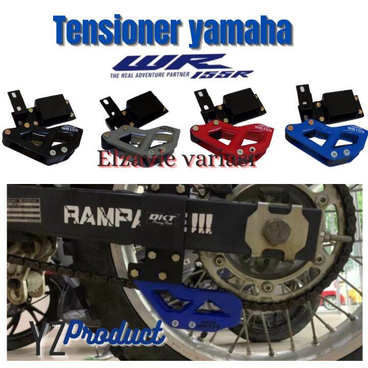 tensioner rantai wr155 stabilizer rantai bahan aluminium plus breket ...