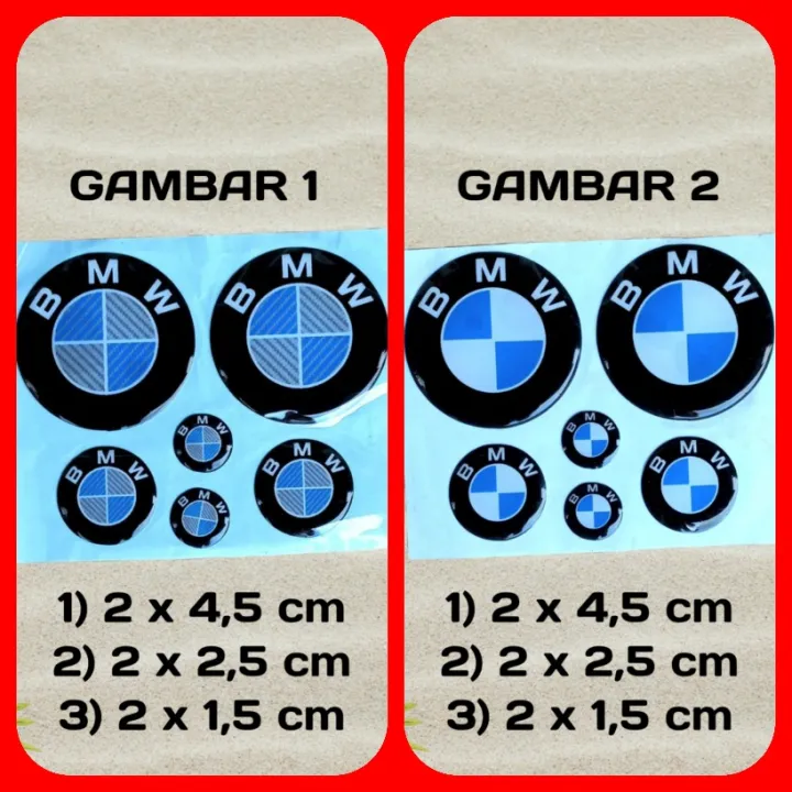 sticker timbul lambang BMW buat aerox & nmax satu set | Lazada Indonesia