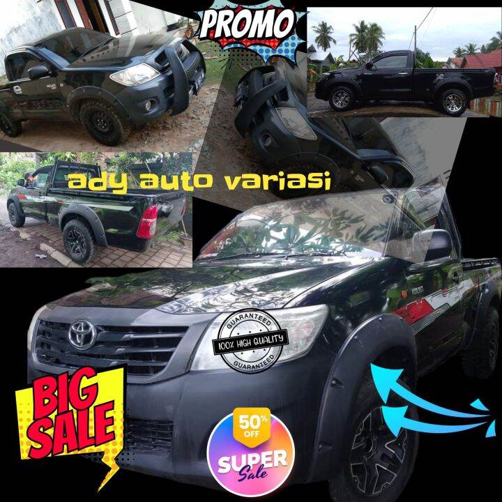 over fender mobil toyota Hilux singel cabin variasi baut | Lazada Indonesia