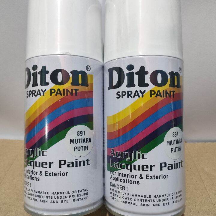 Pilok Pilox Cat Semprot Putih Mutiara 891 Mutiara Putih 300cc / Besar Cat Semprot Diton 300cc ...