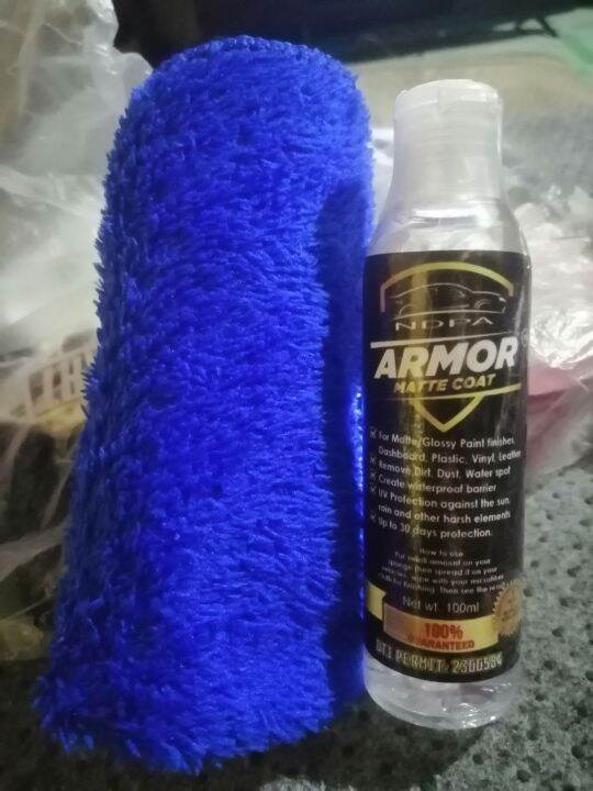 Armor Matte coat 100ml ALL (free cloth-random color) | Lazada PH
