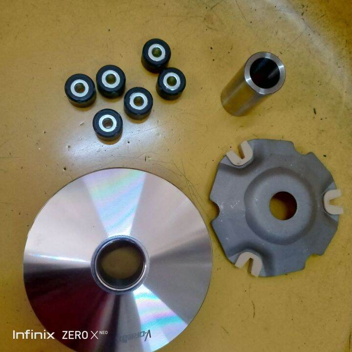 PULLEY SET SKYDRIVE SPORTS FI/ SUZUKI NEX (with bushing & backplate ...