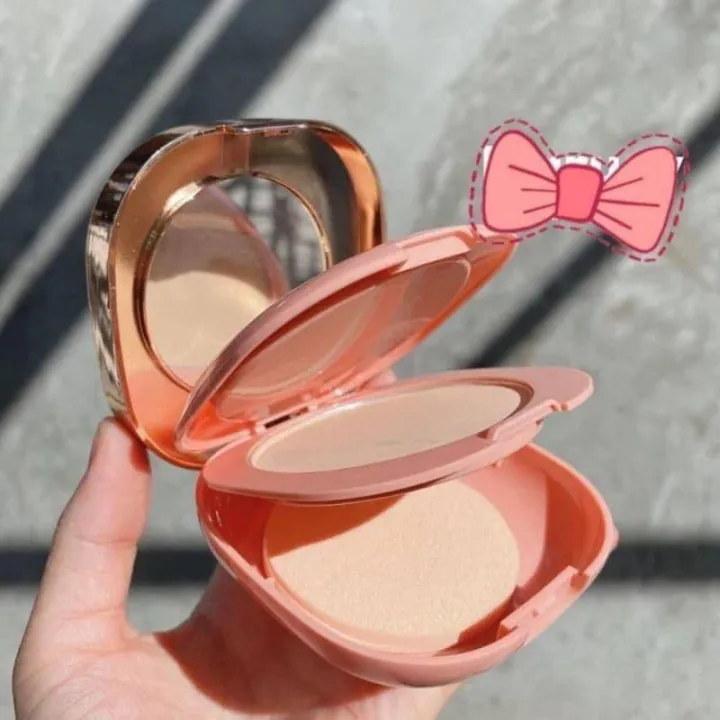 Kiss Beauty In the Peach Double Compact Pressed Powder | Lazada PH