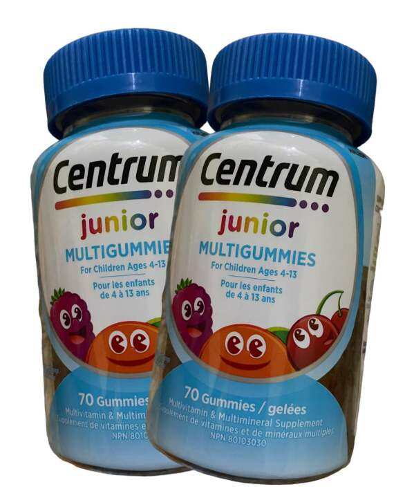 Centrum Junior Kids Multivitamin Ages 4 to 13 ,70 Gummies Import from ...