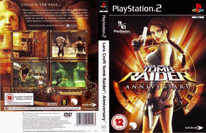 PS2 DVD Games Lara Croft Tomb Raider - Anniversary | Lazada