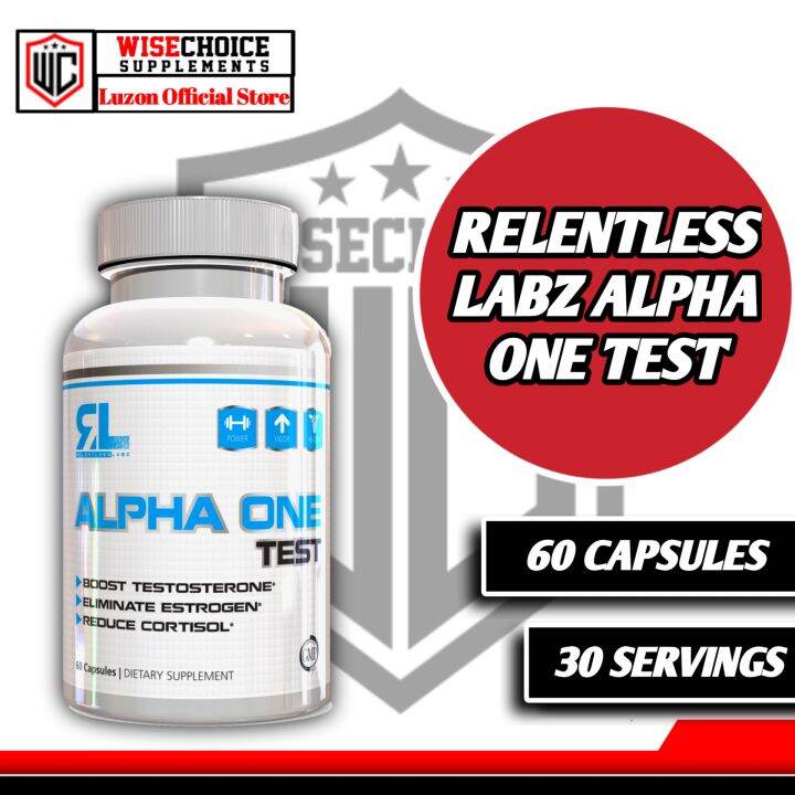 RELENTLESS LABZ ALPHA ONE TEST 60 CAPSULES | Lazada PH