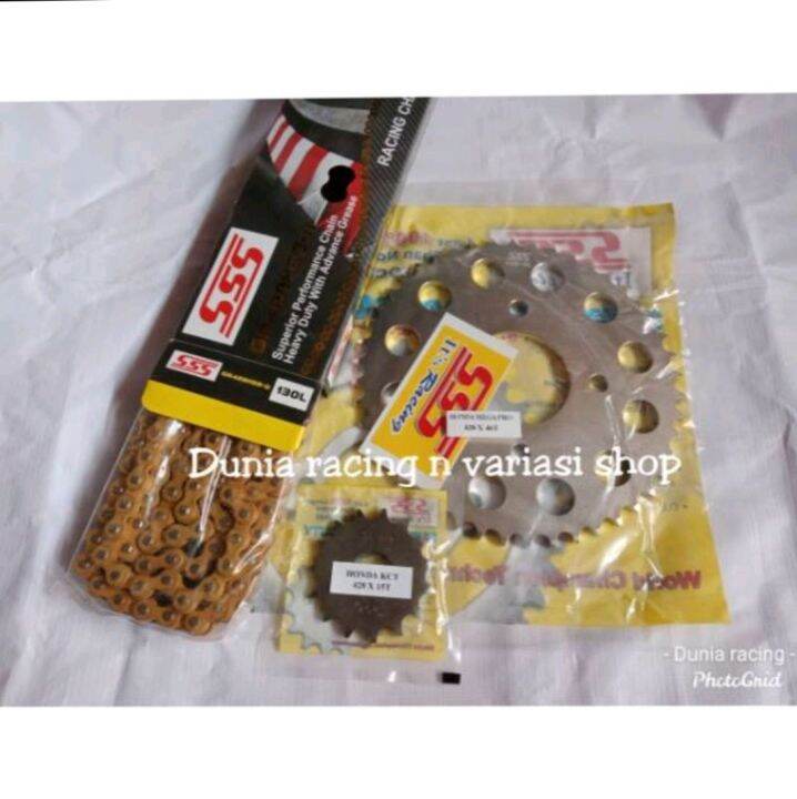 Gear Set SSS Gir set sss 428 Rante HSBT CB 150 CBR 150 Tiger Revo Verza ...