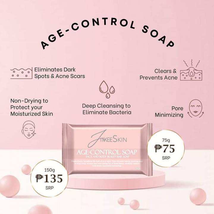 Jinkee Skin Age Control Face and Body Soap BUY 1 TAKE 1 75g | Lazada PH
