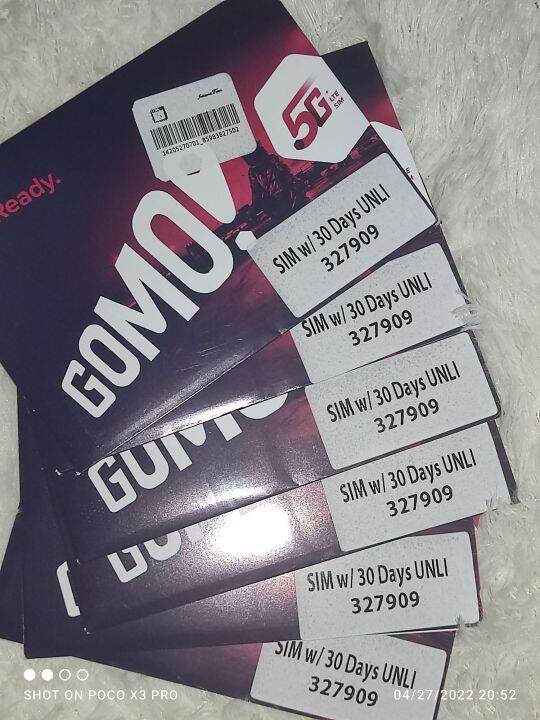 Gomo Sim with 30days Unli Data | Lazada PH