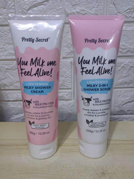 PRETTY SECRET Lightening Milky Salt Scrub 350g | Lazada PH