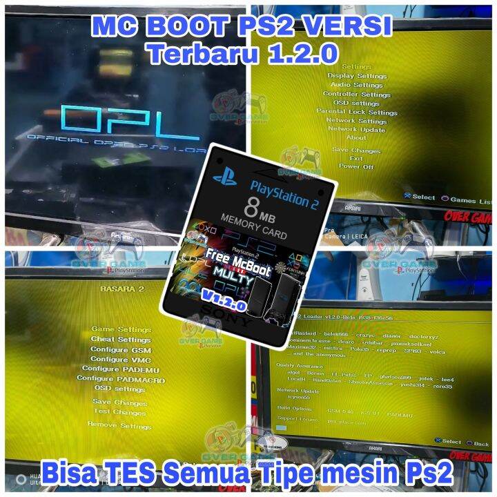 MC BOOT OPL PS2 V 1.2.0 ALL TIPE | Lazada Indonesia