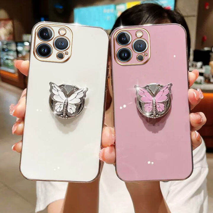 เคสมือจับสำหรับโทรศัพท์มือถือแหวนผีเสื้อ YBD สำหรับ Xiaomi POCO M3 Pro ...