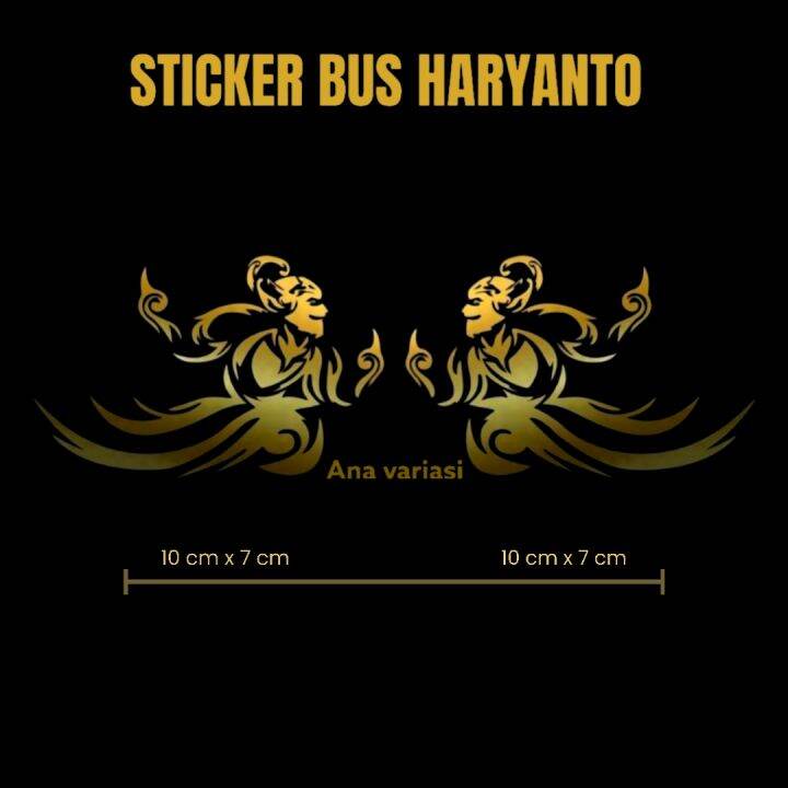 STIKER BUS HARYANTO STIKER CUTTING BUS HARYANTO STIKER WAYANG BUS ...
