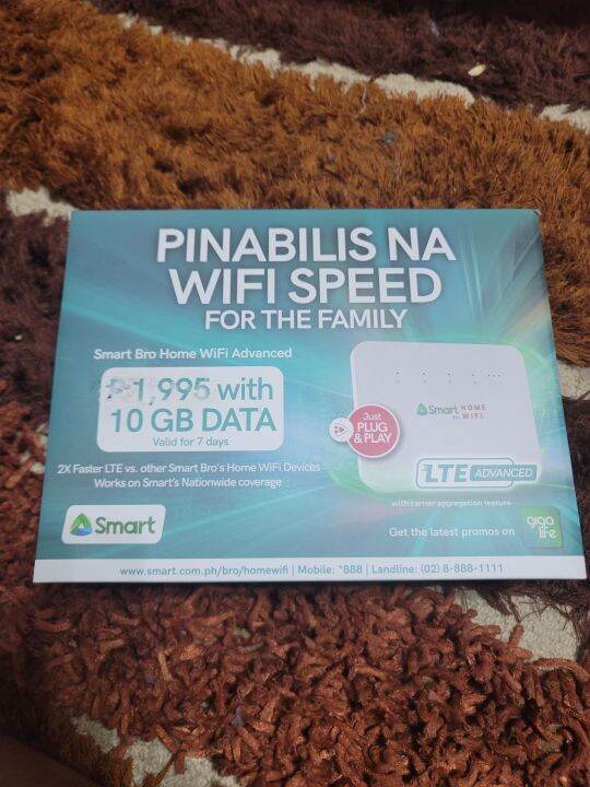 SMART BRO BOOSTEVEN R281 LTE ADVANCED OPENLINE | Lazada PH