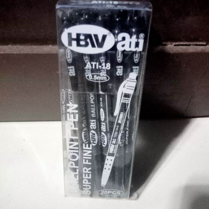 HBW ATI-18 Ballpoint pen 0.5mm (20 pcs) | Lazada PH
