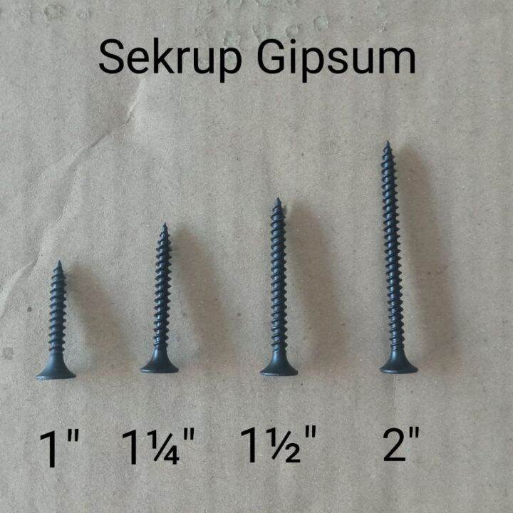 Scrup Gypsum / Sekrup Gipsum 3/4" 1" 1 1/2" 1 1/4" 2" / Skrup Gypsum 2 ...