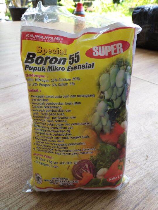 Pupuk Boron Plus MgO kemasan 1kg | Lazada Indonesia