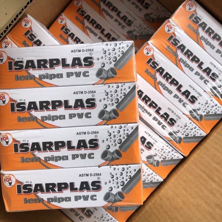 ISARPLAS LEM PIPA PVC KEMASAN BARU 40 gram | Lazada Indonesia