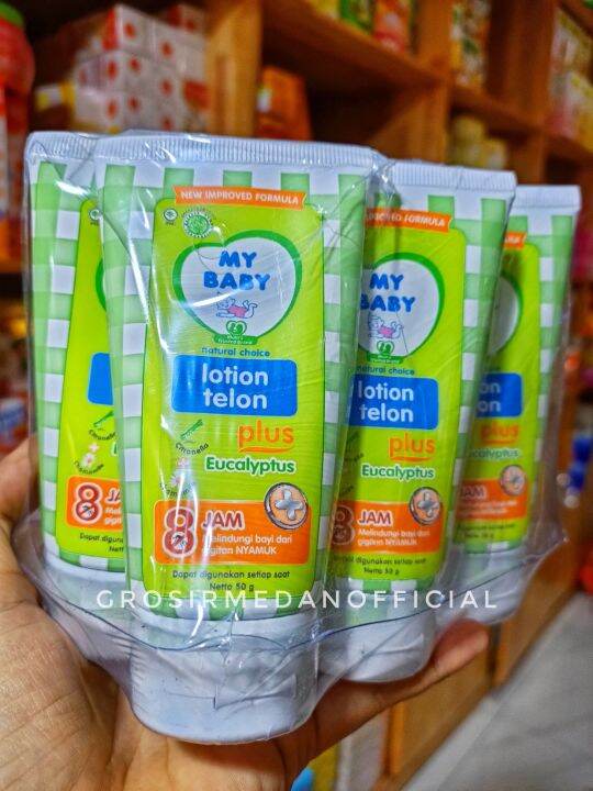 MY BABY LOTION TELON PLUS 50 G - MENGHANGATKAN DAN MELINDUNGI DARI ...