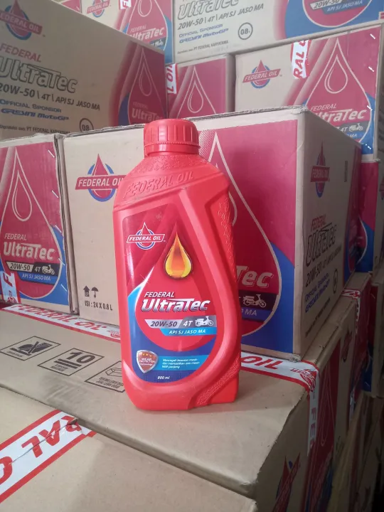 OLI FEDERAL ULTRATEC 4T 20W-50W 0.8L/800ML | Lazada Indonesia