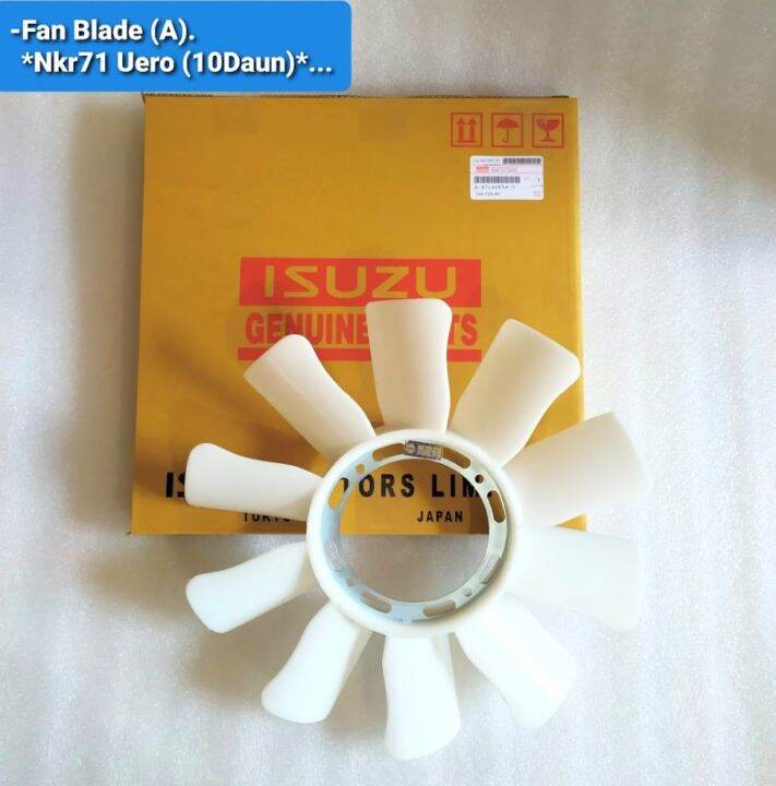 Fan Blade Kipas Radiator Isuzu ELF NKR66 NKR71 Euro NMR71 10 Daun ...