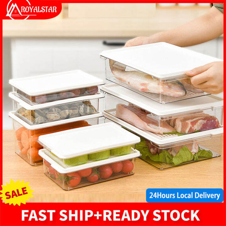 Royalstar Refrigerator Freezer Storage Box Home Kitchen Seafood Meat ...