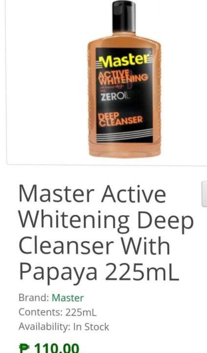 Sale! 40% off master active whitening (225ml) | Lazada PH