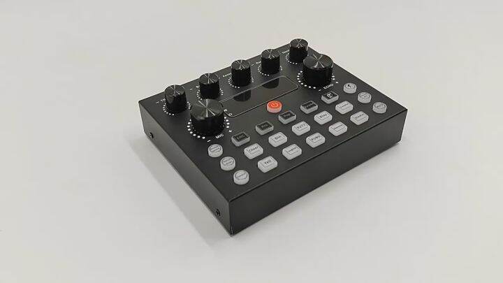 SOUNDCARD FULL SET MIC V8S SOUND CARD LIVE SINGING EQUIPMENT AUDIO MIXER STREAMING BLUETOOTH ...