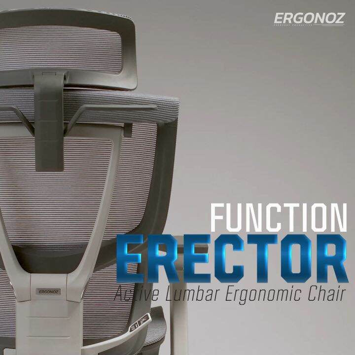 ERGONOZ ERECTOR SERIES Professional Ergonomic chair เก้าอี้คอมพิวเตอร์ เก้าอี้ทำงาน เก้าอี้เพื่อ ...