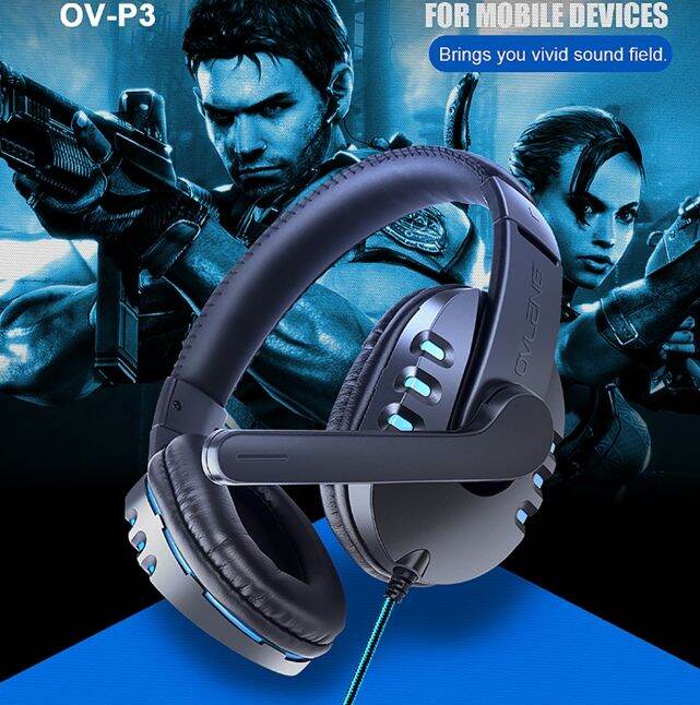 OVLENG P3 High Quality Wired Gaming 3.5mm jack Headphone with MIC ...