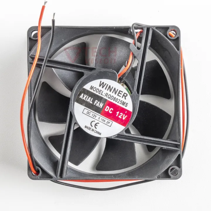Cooling Fan DC 8cm x 8 cm 12V (Kipas Pendingin 12 Volt) | Lazada Indonesia