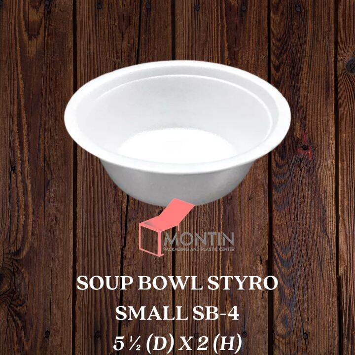 Soup Bowl Small Styro SB-4 (50pcs per pack) | Lazada PH