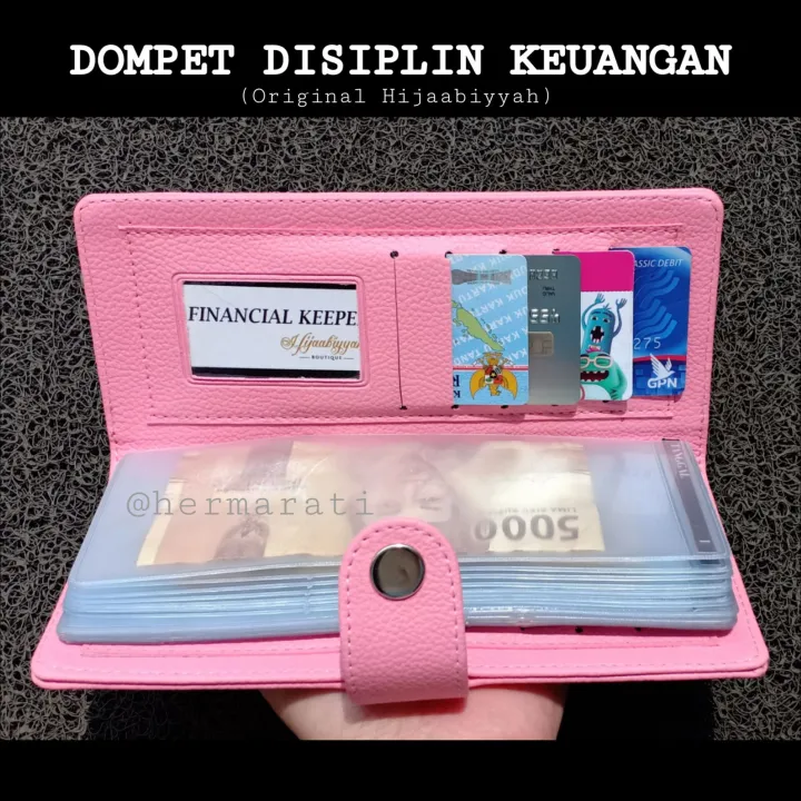 Premium Wallet Organizer Dompet Disiplin Keuangan Bulanan | Lazada Indonesia