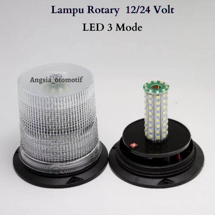 Lampu rotary led 3 mode / lampu rotary 12/24 v / lampu rotary truk 12/ ...