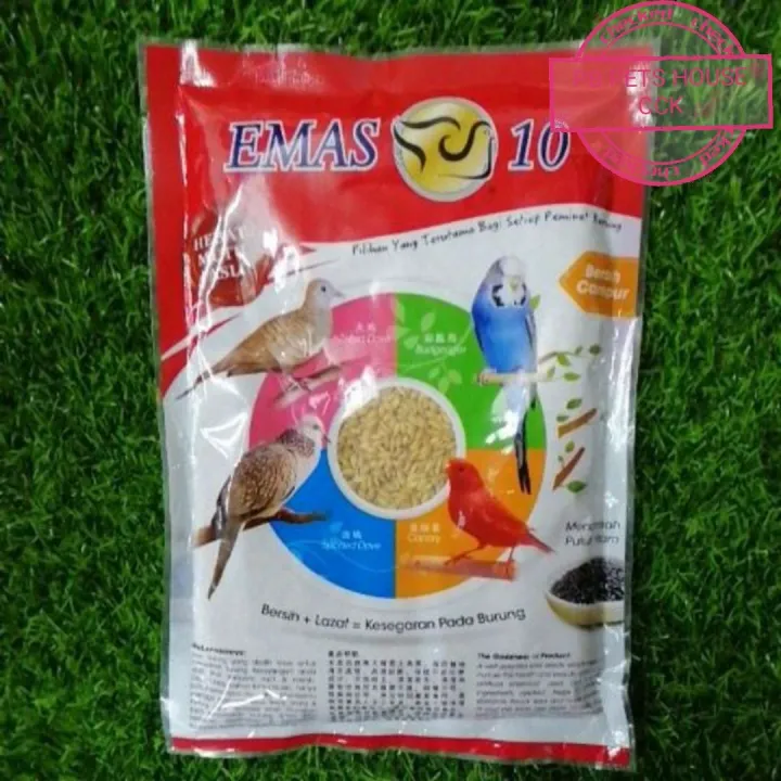 Emas 10 Makanan Padi Burung 300g | Lazada