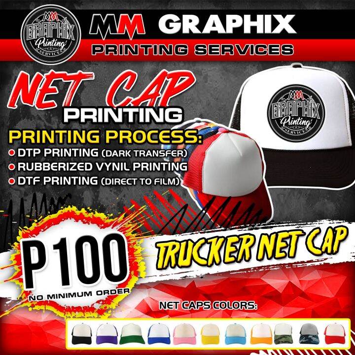 NET CAP PRINTING | MM Graphix | Lazada PH